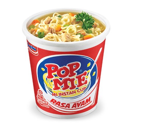 Pop Mie Rasa Ayam 75g Indonesia Instant Noodles Cup Chicken Flavor ...