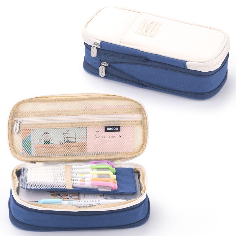 Macaron color pencil case with color matching and convertible large ...