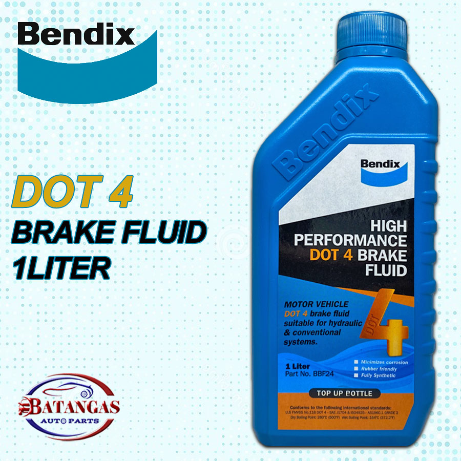 Bendix High Performance DOT 4 Brake and Clutch Fluid 1Liter BBF24 DOT4 ...