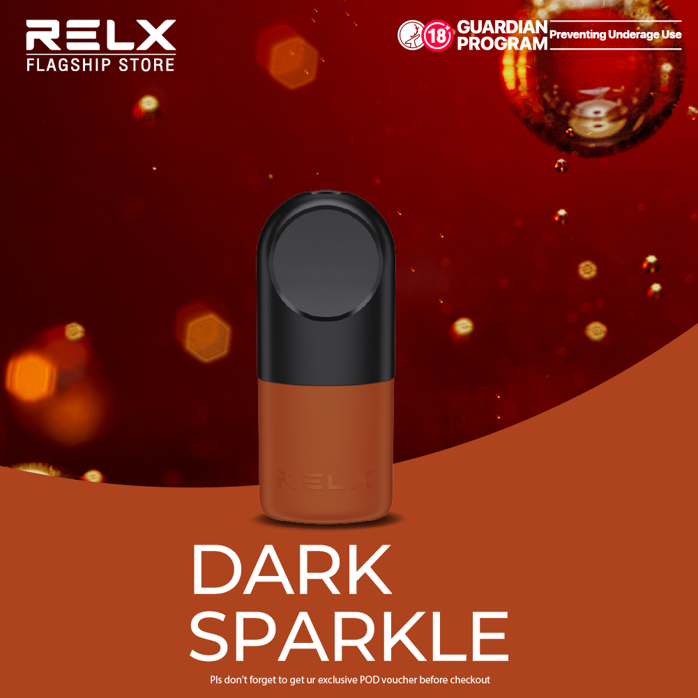 RELX Pod Pro 2 - Pod Pack Dark Sparkle 30mg/g GHW (Vape Juice) Single ...