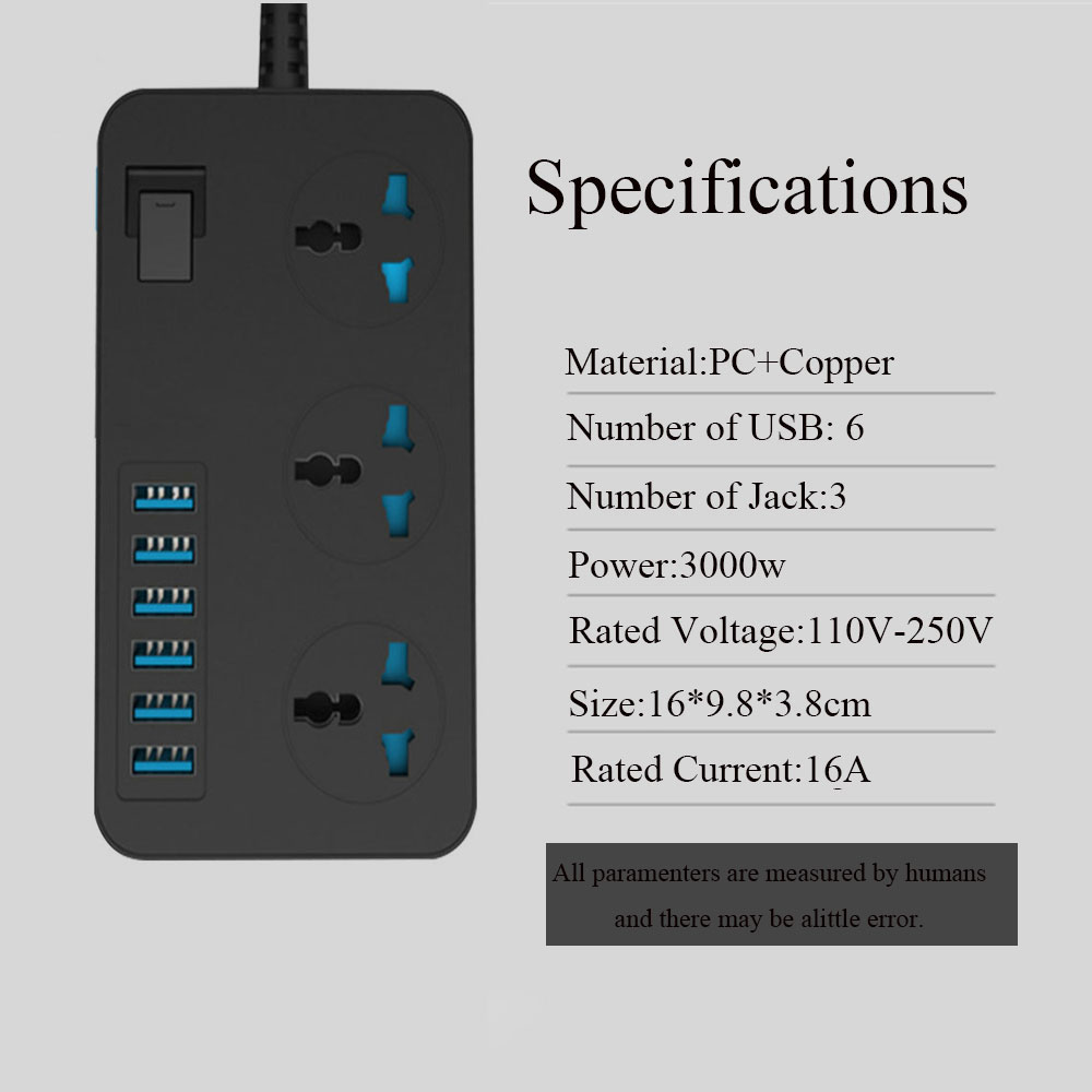 Extension Wire With Socket Power Socket With Usb Port Extension Outlet ...
