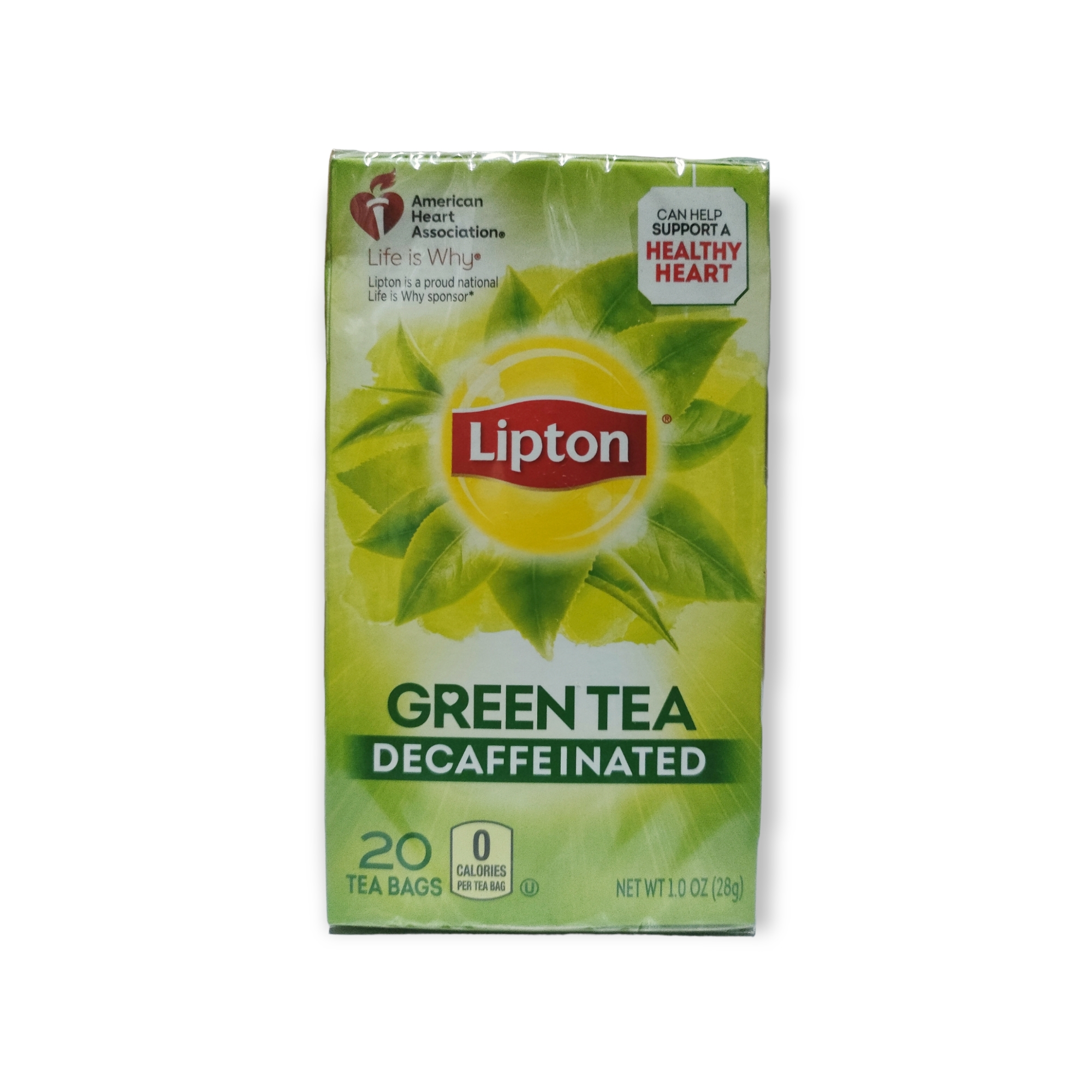 (USA) Lipton Green Tea. Decaffeinated. 20 tea bags. | Lazada PH