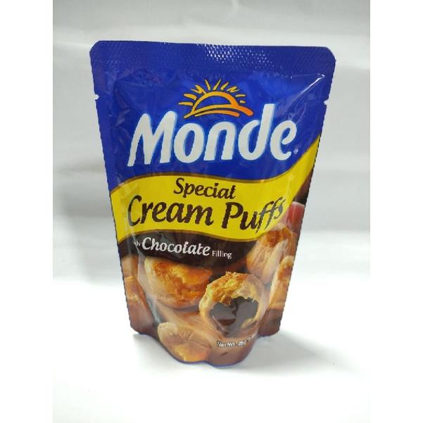 Monde Special Cream Puffs w/ Custard / Chocolate Filling 25g | Lazada PH