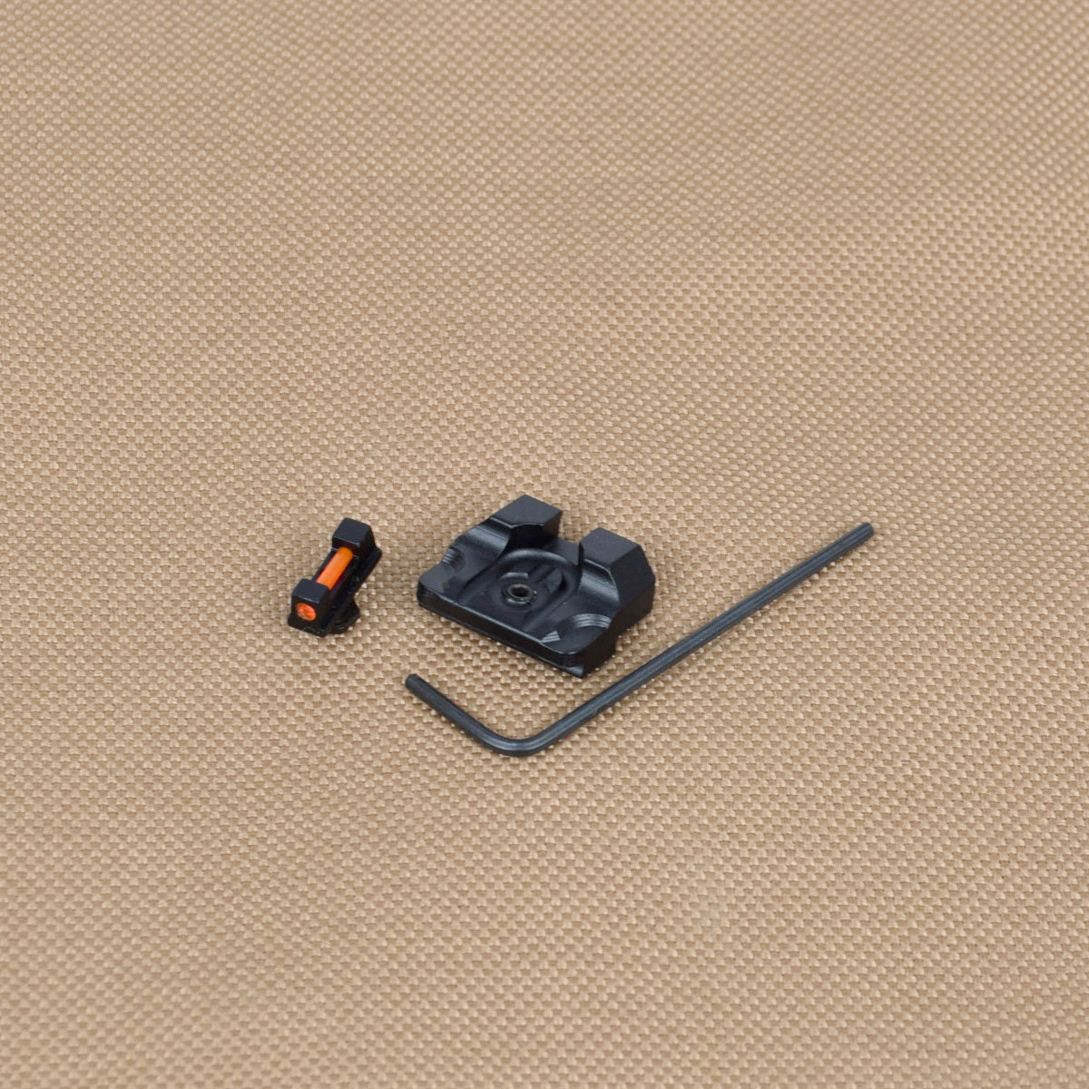 Hiboys 1 Set .230 Fiber Optic Front Sight + Rear View Glock Fiber Sight ...