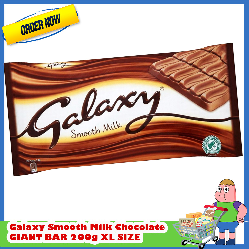 Galaxy Smooth Milk Chocolate GIANT BAR 200g XL SIZE | Lazada PH