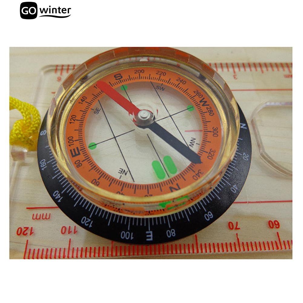 ⊕ ♝ Outdoor Survival Scouts Orienteering Compass Rule Base Plate Map ...
