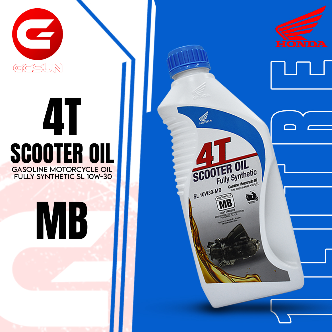 HONDA 4T ENGINE MOTORCYCLE OIL - GCSUN MOTORCYCLE | Lazada PH