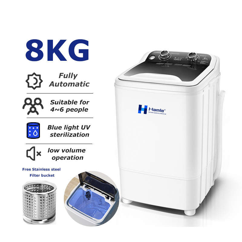 Hamle Mini Washing Machine Top Load Semi Automatic Washing Machine With ...