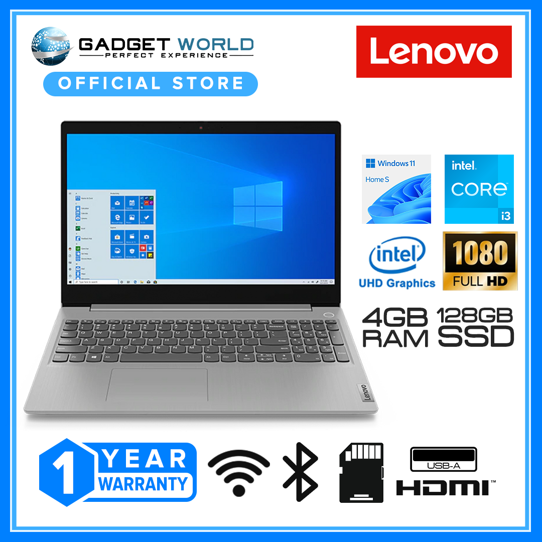 Lenovo IdeaPad 3 15ITL05 laptop 15.6" FHD i3-1115G4 3.0GHz 128GB SSD 4GB RAM Windows 11 Home in ...