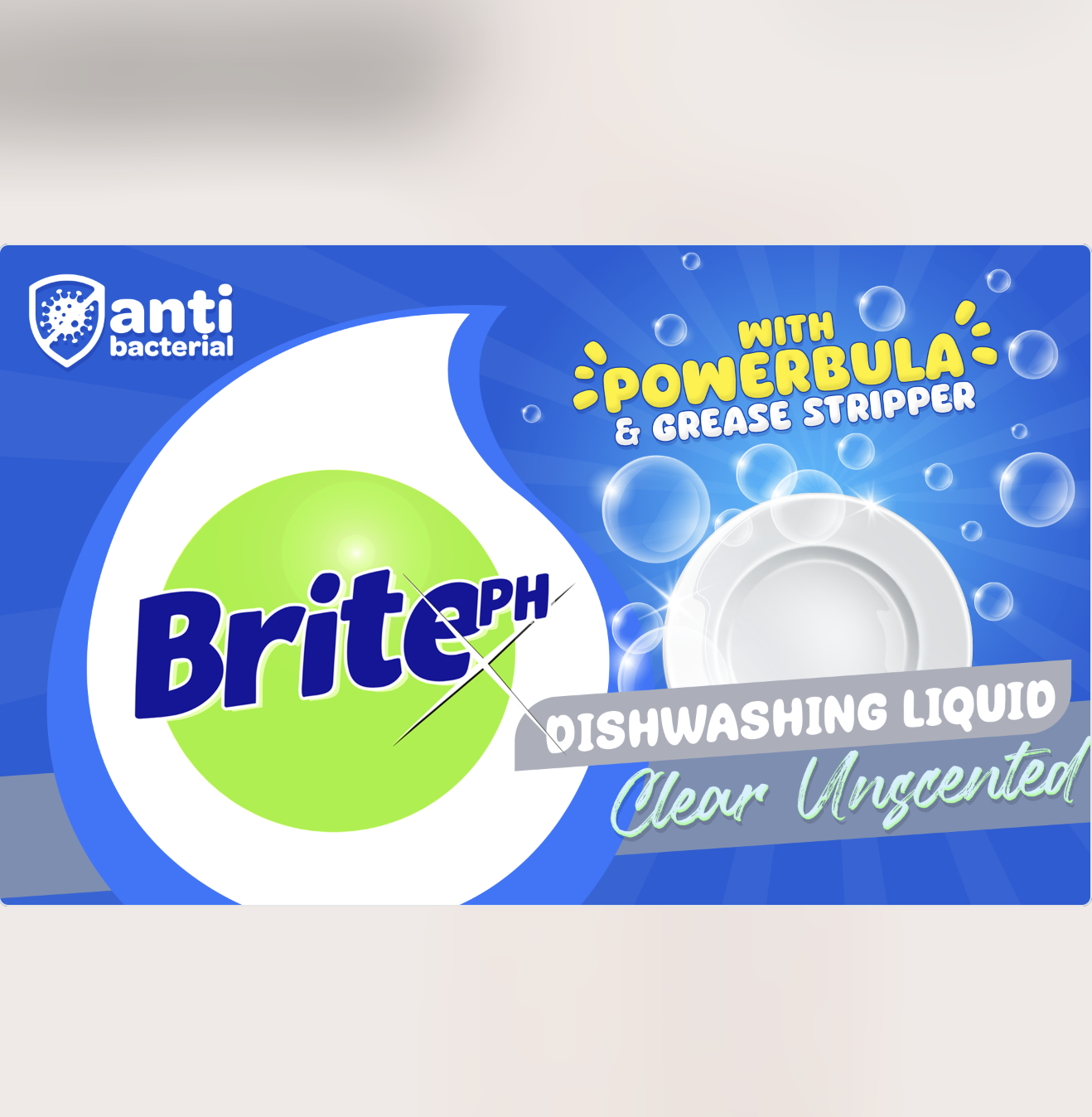 90pcs BritePH Logo Dishwashing Liquid NOT CUT Sticker Labels ₱iso Lang ...
