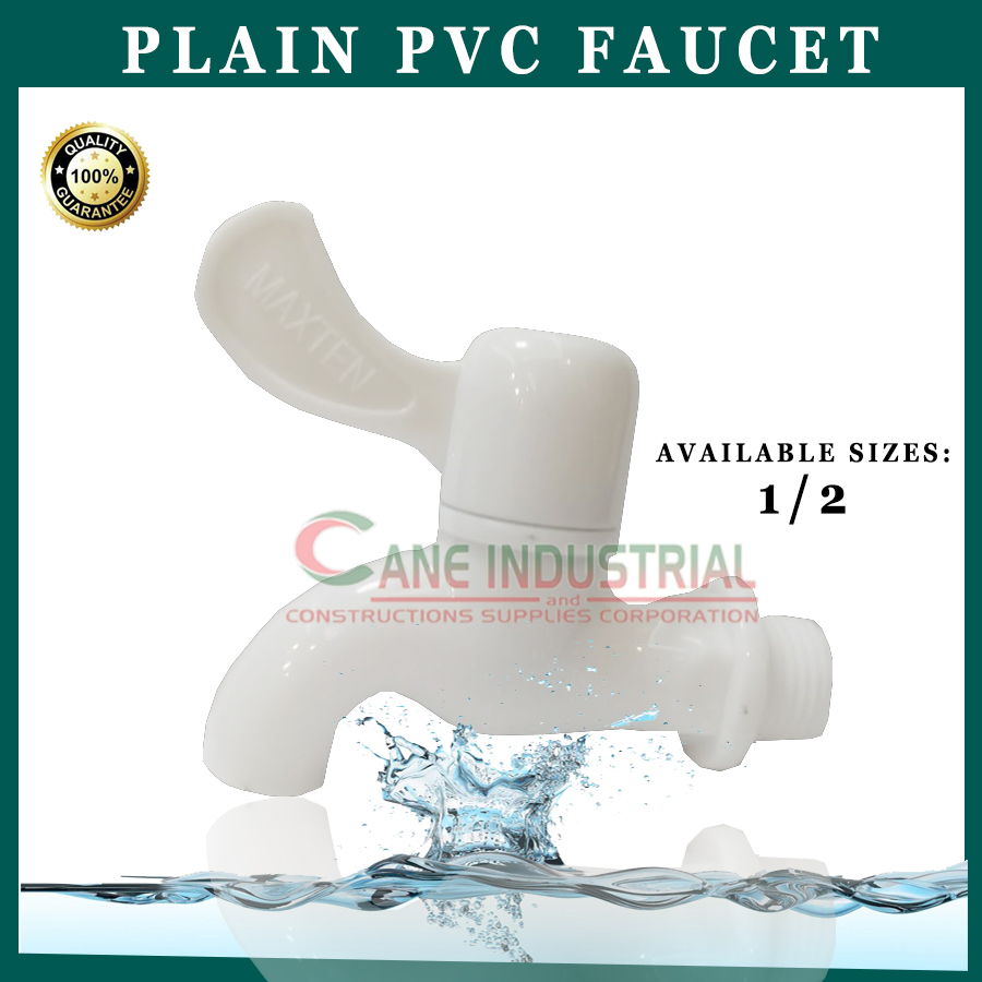 MAXTEN Plastic Faucet HOSE PVC FAUCET/ PLAIN PVC FAUCET | Lazada PH