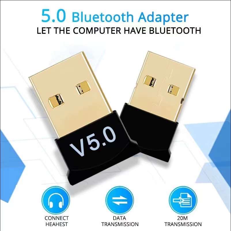 CTMALL Wireless USB 5.0 Bluetooth Dongle Adapter V5.0 CSR Receiver HOT ...