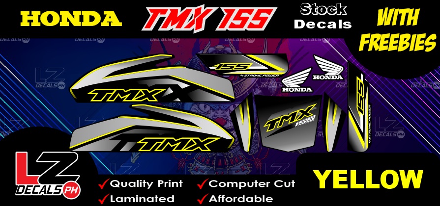 Honda TMX 155 Stock Decals / Stickers with Freebies | Lazada PH