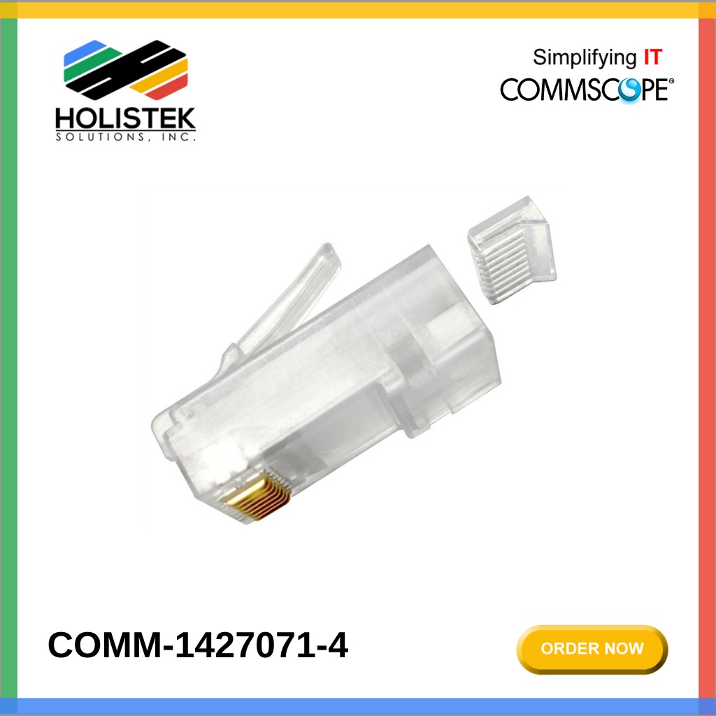 Commscope Cat6 RJ45 Connectors (MP-6AU-PLUG-1) | Holistek | Lazada PH