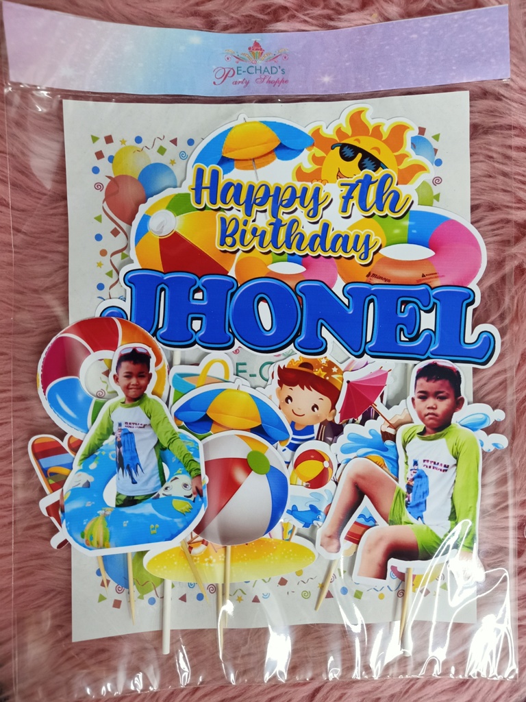 SUMMER BEACH THEME CAKE TOPPER | Lazada PH