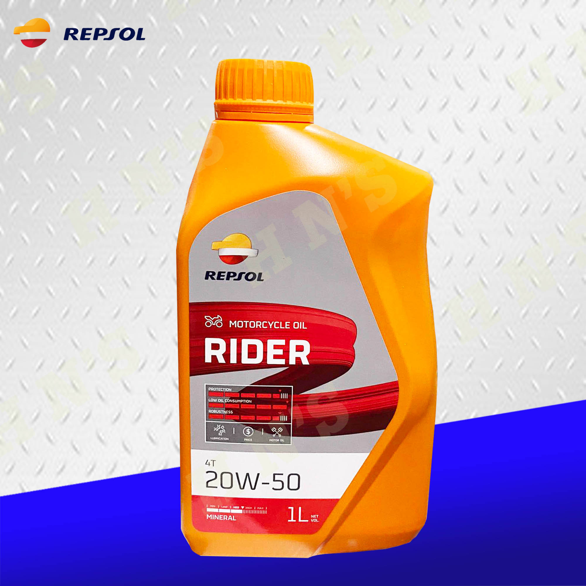 REPSOL Moto Rider 20W-50 Motorcycle Oil 1L ( 1 Liter ) | Lazada PH