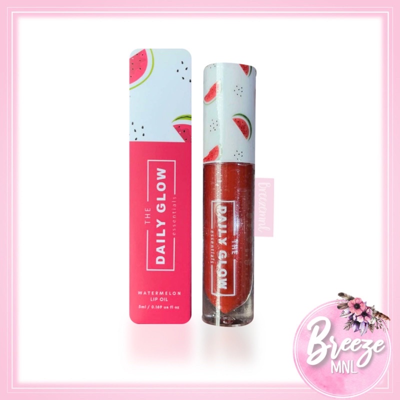 【Ready Stock】 The Daily Glow Watermelon Lip Oil TDG Hydrating Lip Oil N ...