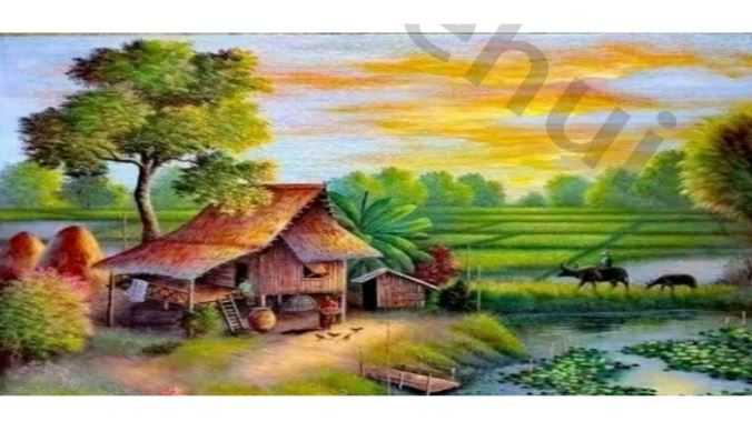 CRAFTERSHOUSE DIY diamond painting BAHAY KUBO 50X75cm fully beaded ...