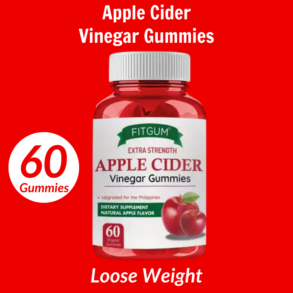 Apple Cider Vinegar Gummies Fitgum Original Weight Lose Slimming 60 ...