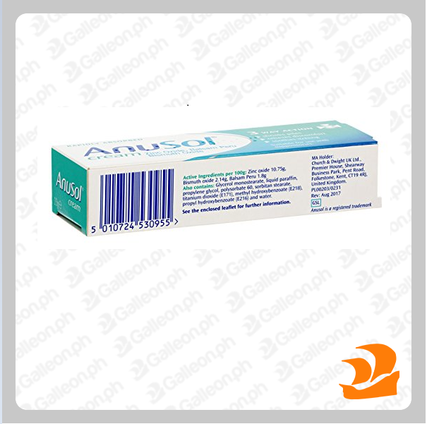 Anusol Haemorrhoids (Piles) Treatment Cream - 23g | Lazada PH