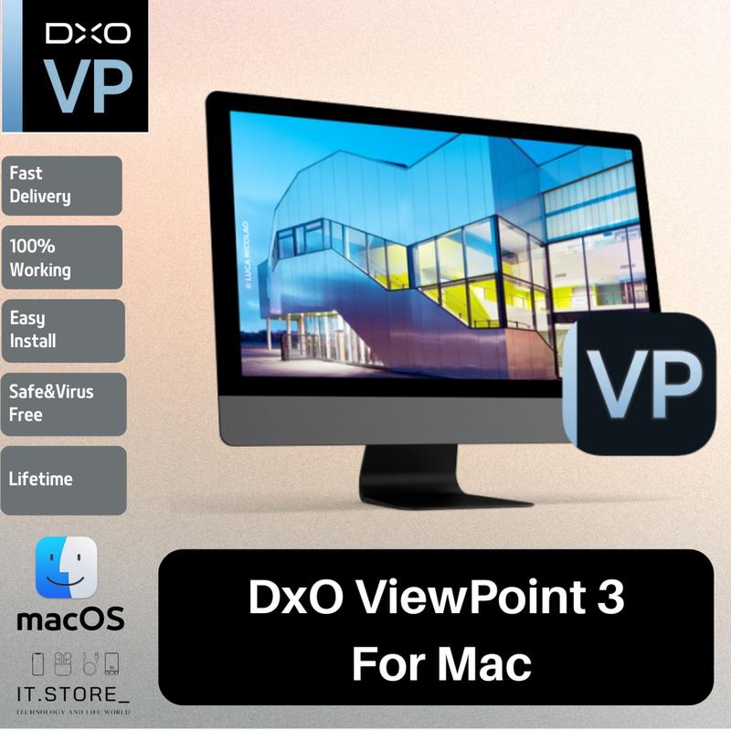 【MAC】DxO ViewPoint 3 Lifetime for Intel and M1 Chip Apple Silicone ...
