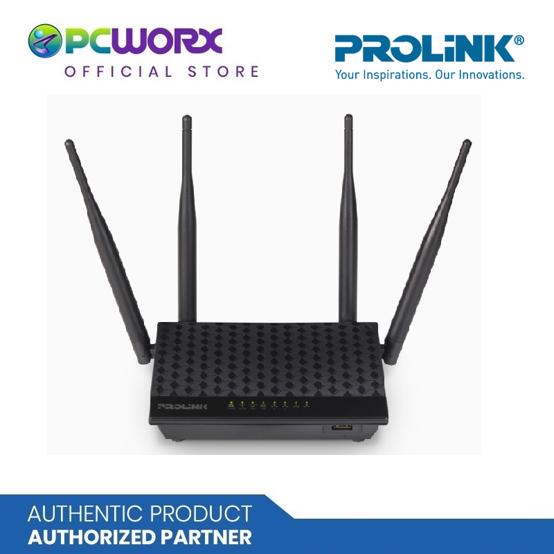 PROLINK 3801 AC1200 Dual Band Gigabit Router | PROLiNK PRC3801 Wireless-AC AP/Router | Wireless ...