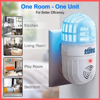 AUTHENTIC ATOMIC ZAPPER MOSQUITO KILLER NEW ULTRASONIC MOSQUITO KILLER ...