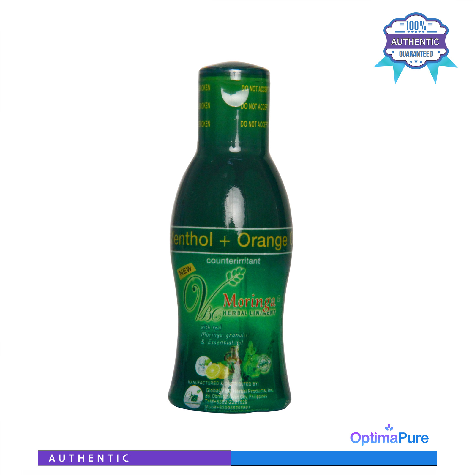 V Moringa Herbal Liniment (Menthol+Orange Oil) 60ml | Lazada PH