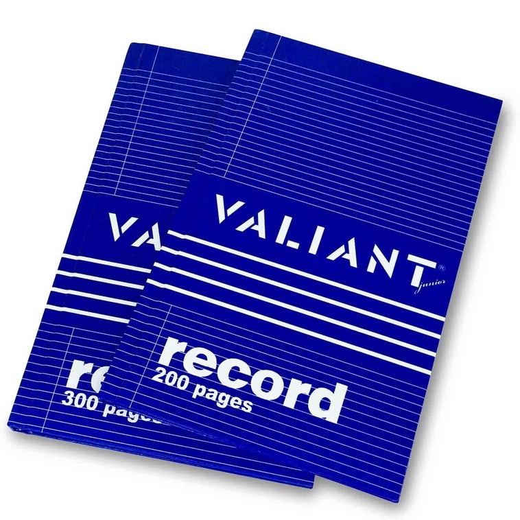 VALIANT Record Book Record book or logbook is a record of important ...