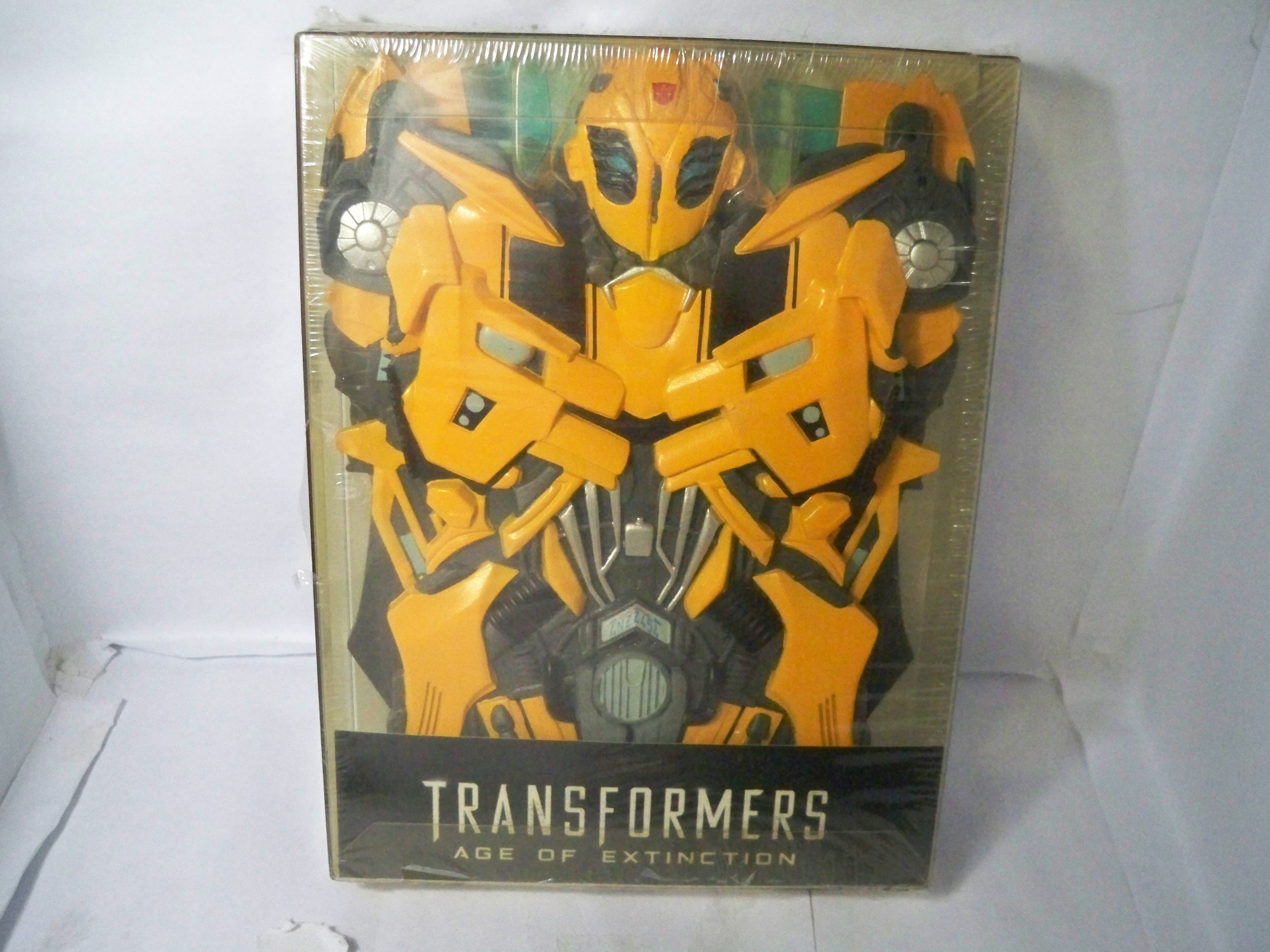 Transformers - Age of Extinction DVD with Bumblebee Transforming DVD ...