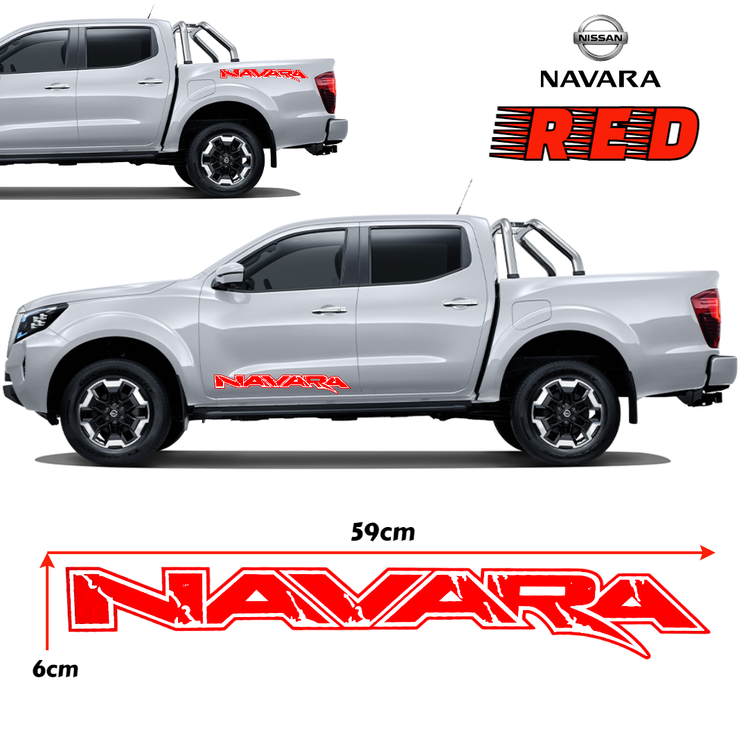 CPAO 1Pc NISSAN NAVARA Car Decals Sticker Design for Side Doors Car ...