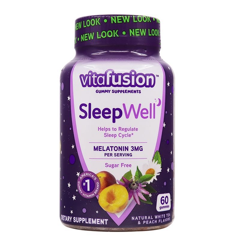 The United States imported Vitafusion SleepWell sleep jet lag fudge ...