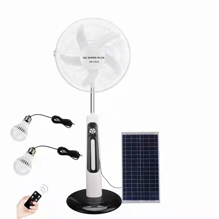 Rechargeable Solar Fan Stand Fan Oscillating Fan Stand Fan Electric Fan ...