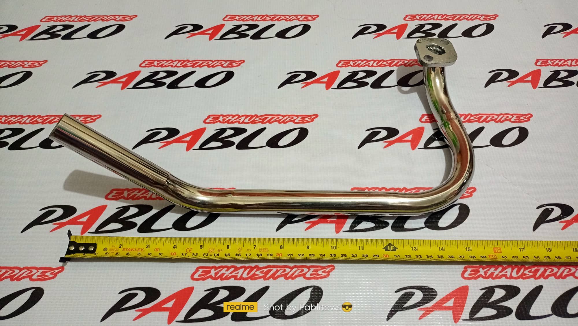 STAINLESS ELBOW FOR HONDA CLICK 125/150 V1 STOCK/APIDO/MT8/EXOS/X6/ETC ...