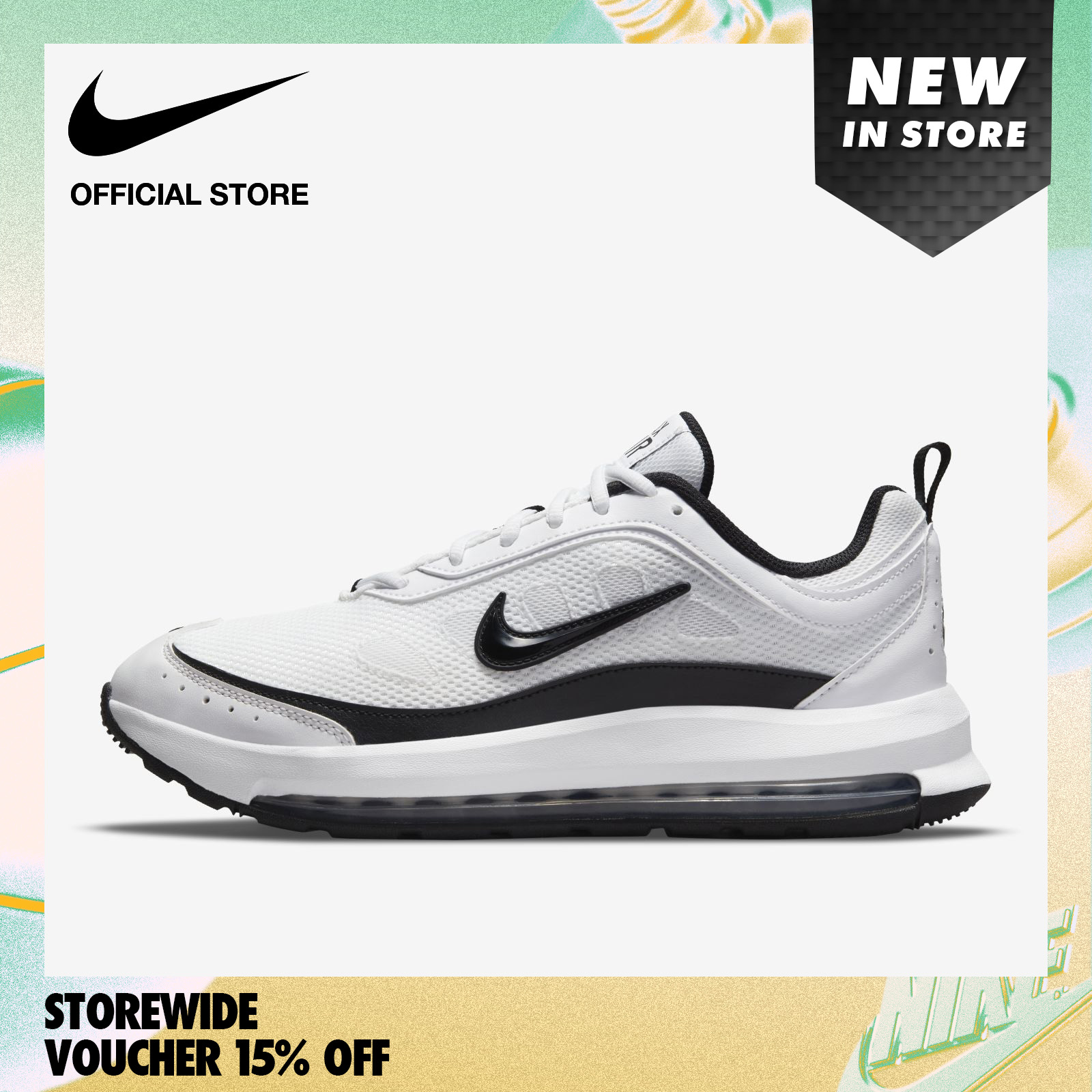 Nike Men's AIR Max AP Shoes - White | Lazada PH