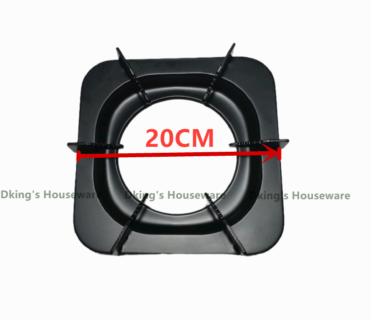 ★dking★ gas stove burner stand black plate square 20cm | Lazada PH