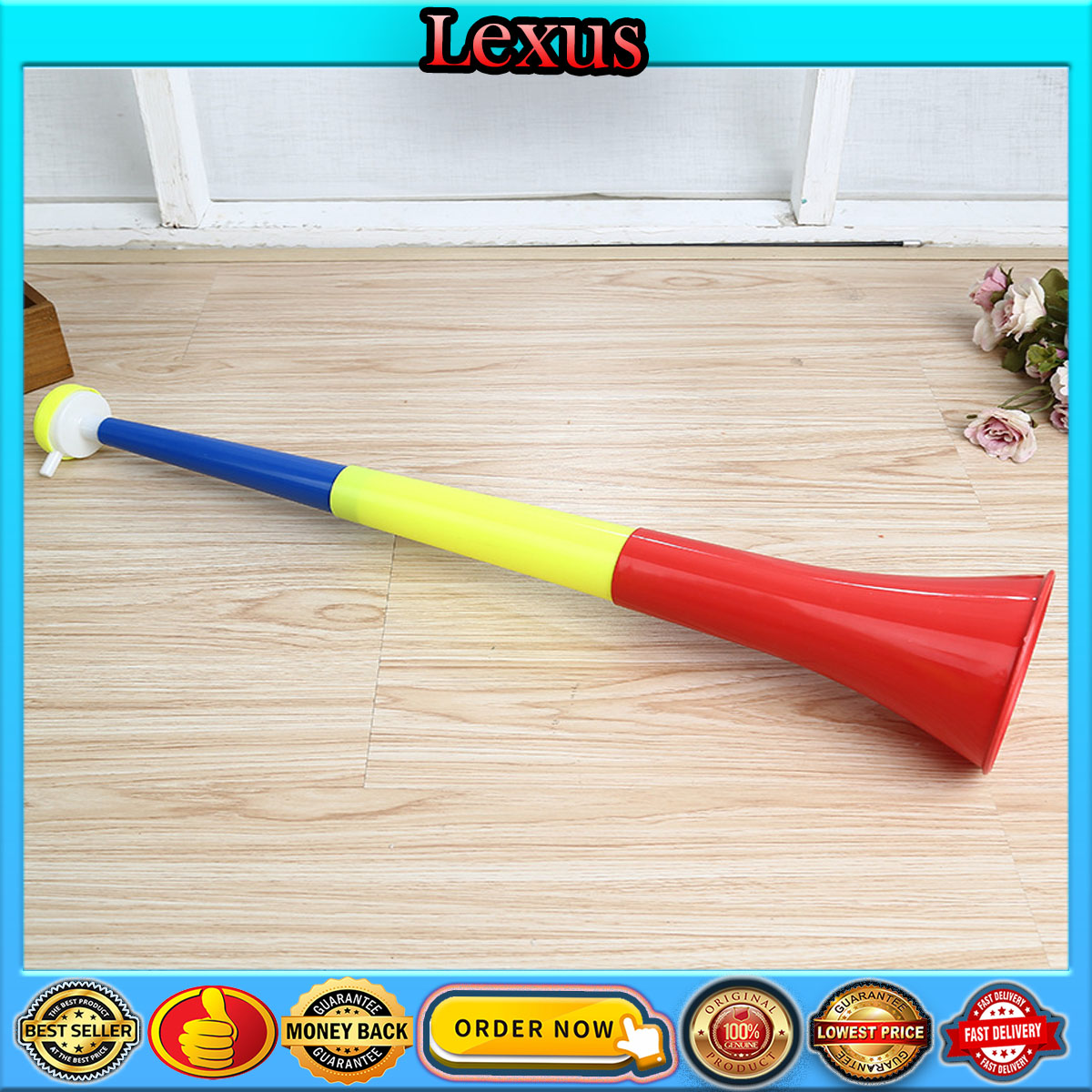 Original Large Plastic Trumpet Toy Stadium To Cheer Audio Speakers ...