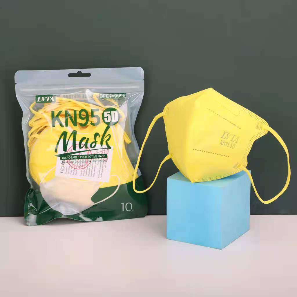 Miyamix LVTA Facemask LVTA KN95 5D Mask 5PLY Non-Woven 99% Filtration ...