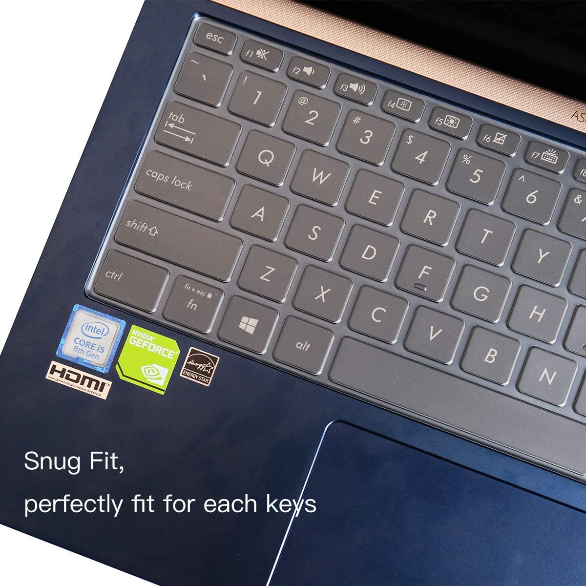 Clear Keyboard Cover for 14" ASUS ZenBook UX433FA UX433FN Laptop ...