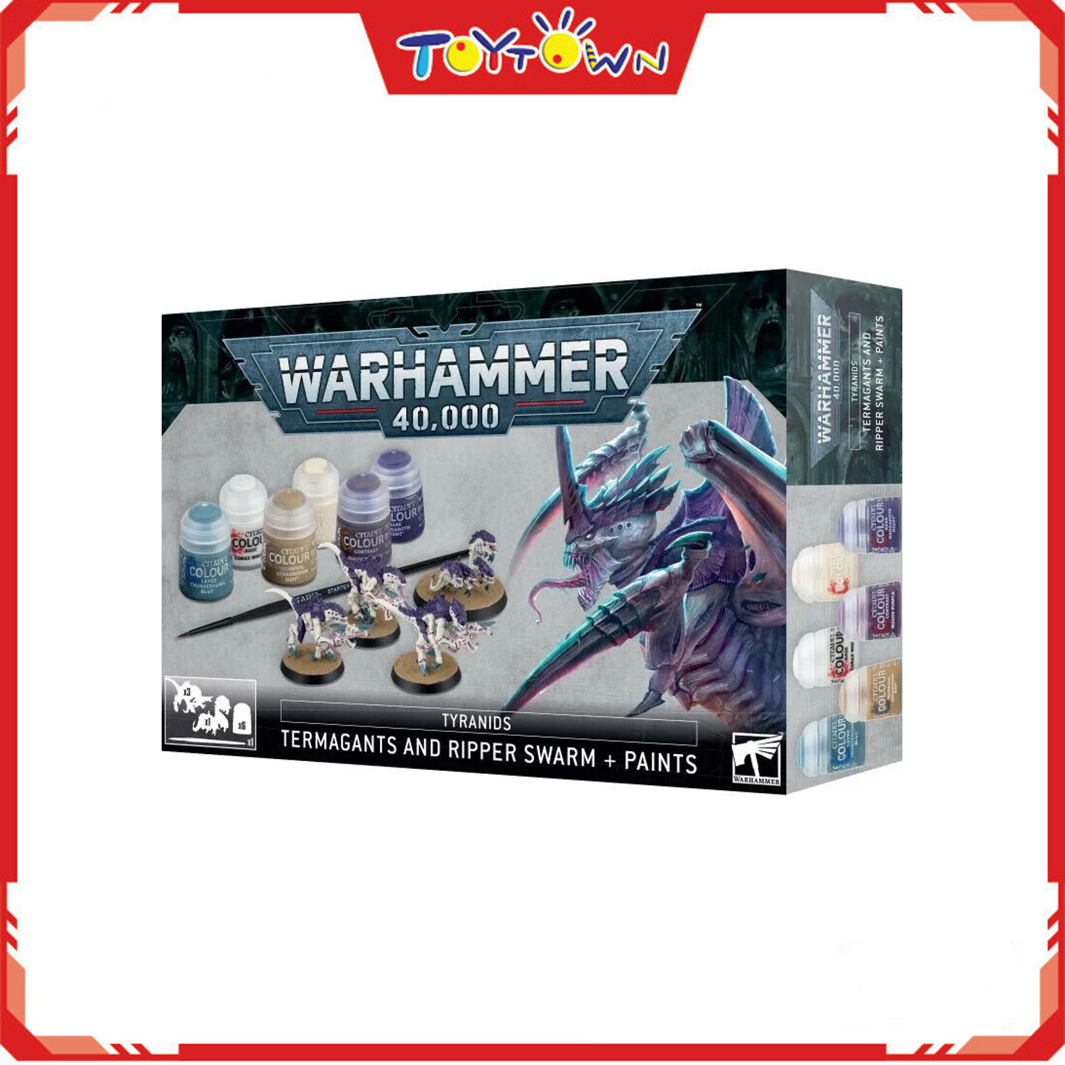 Warhammer 40,000 Tyranids: Termagants And Ripper Swarm + Paints | Lazada PH