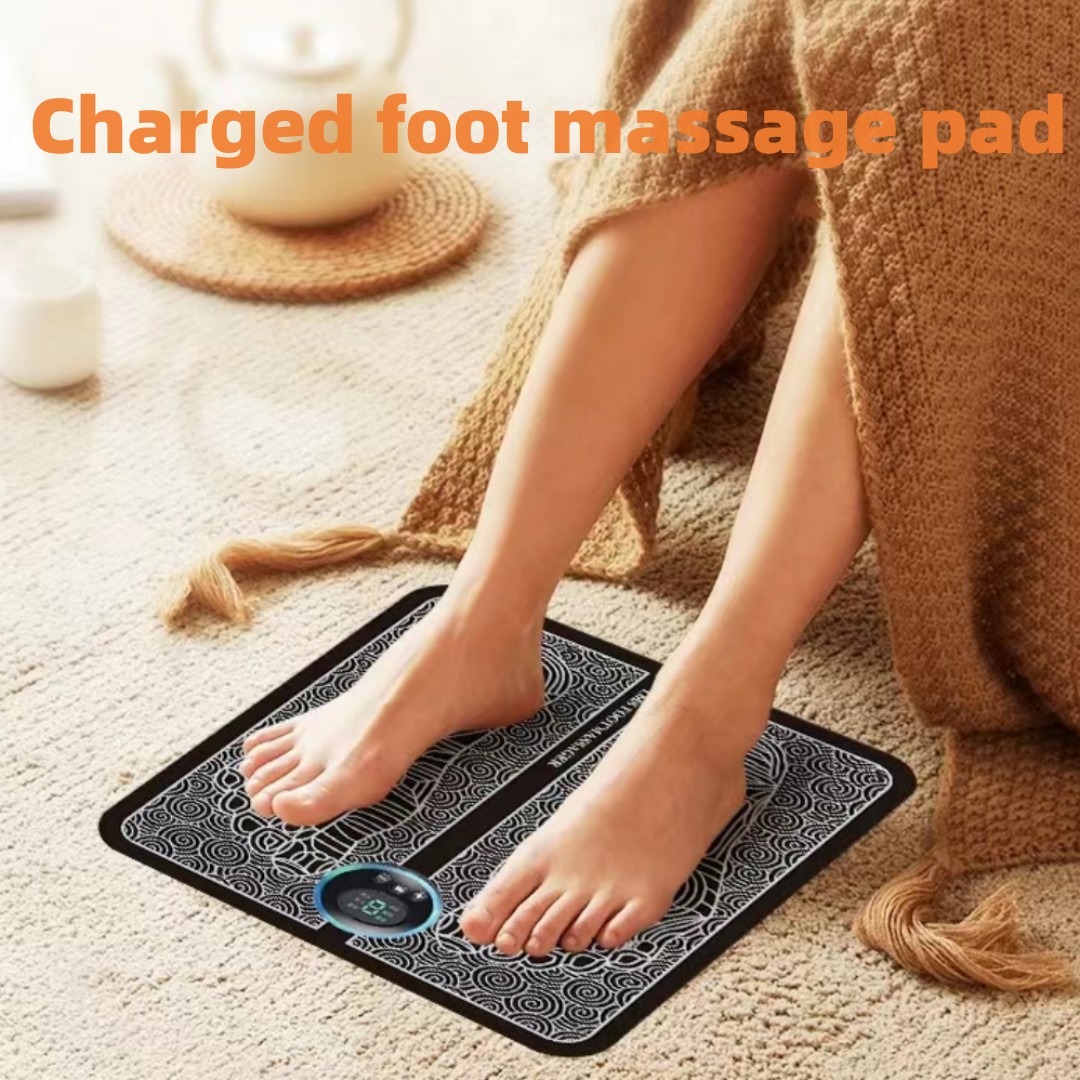 Foot Massager Pad Muscle Electric EMS Feet Acupuncture Stimulator ...