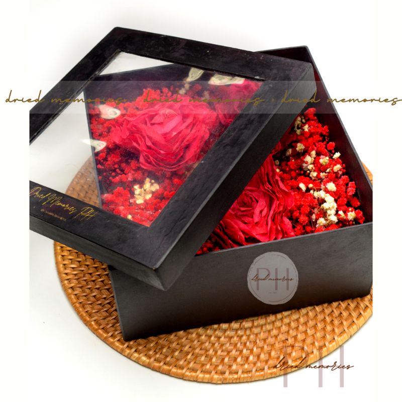 Dried Flower Fossilized Roses in a Box Real Flower Perfect for Gift ...