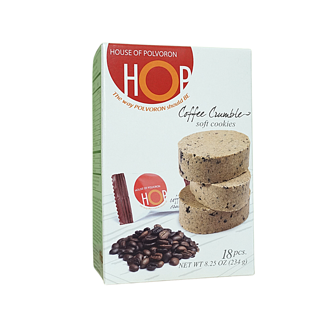HOP House of Polvoron Coffee Crumble Box 234g, 18pcs | Lazada PH