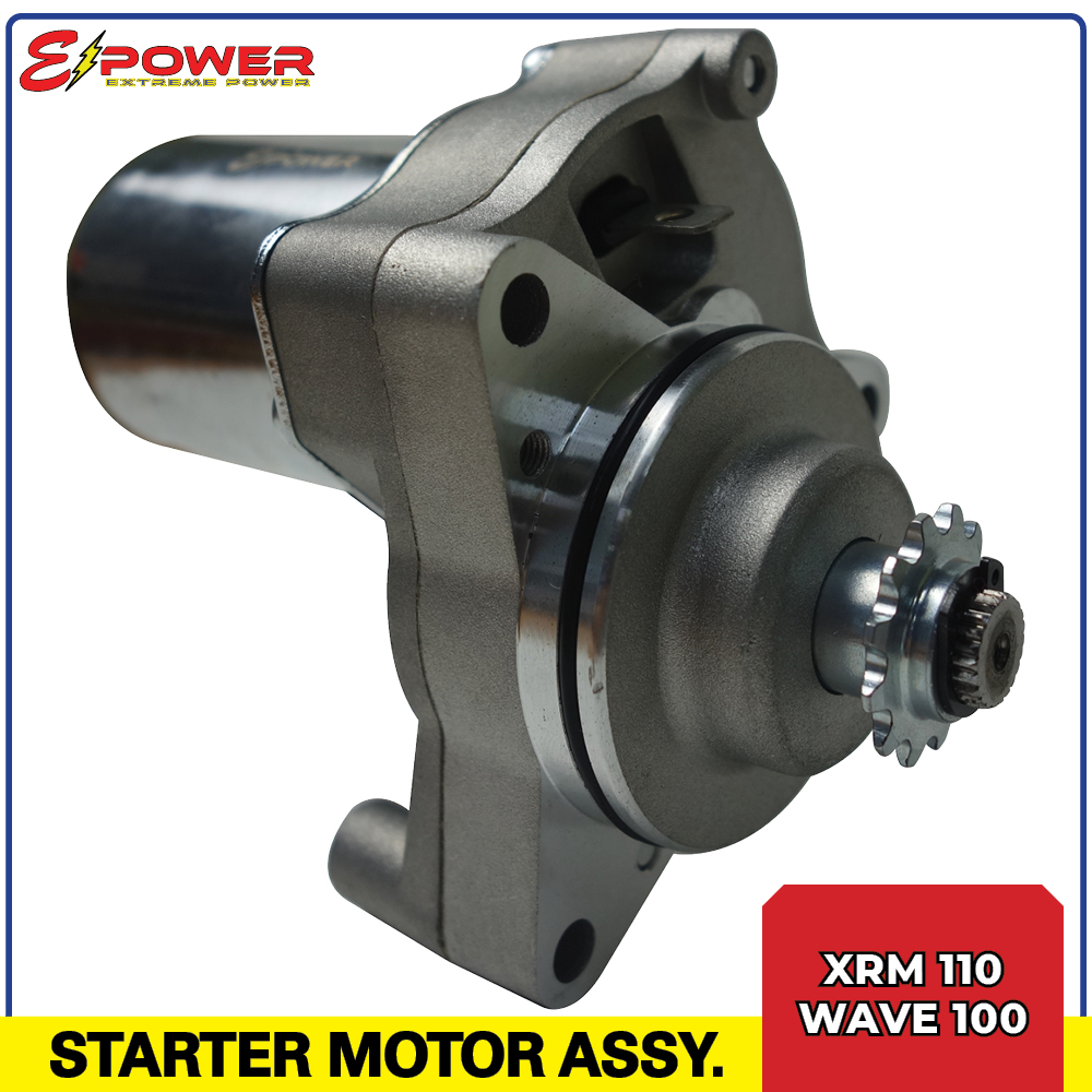 E-Power Starter Motor for XRM 110, WAVE 100 | Lazada PH