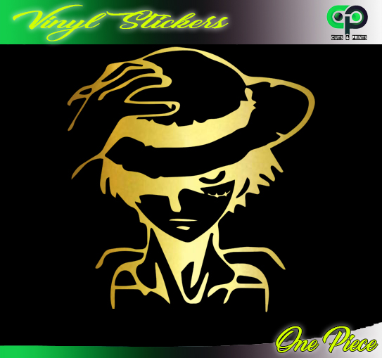 Luffy 007 - One Piece Vinyl Sticker (For Laptop, Motorcycle, Car, Etc ...