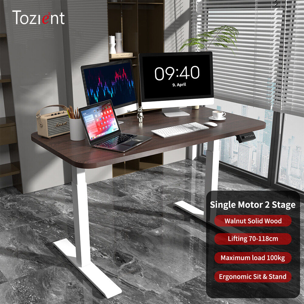 ToZient SD-B Standing Desk Single Motor Electric Height Adjustable ...