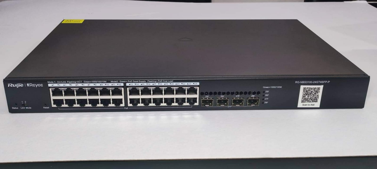 Ruijie RG-NBS3100-24GT4SFP-P 28-Port Gigabit Managed PoE Switch with 4 SFP Slots | Lazada PH