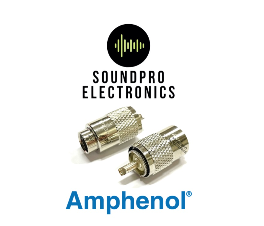 Original Amphenol PL259 Connector Plug for RG8 Coaxial Wire (1pc ...