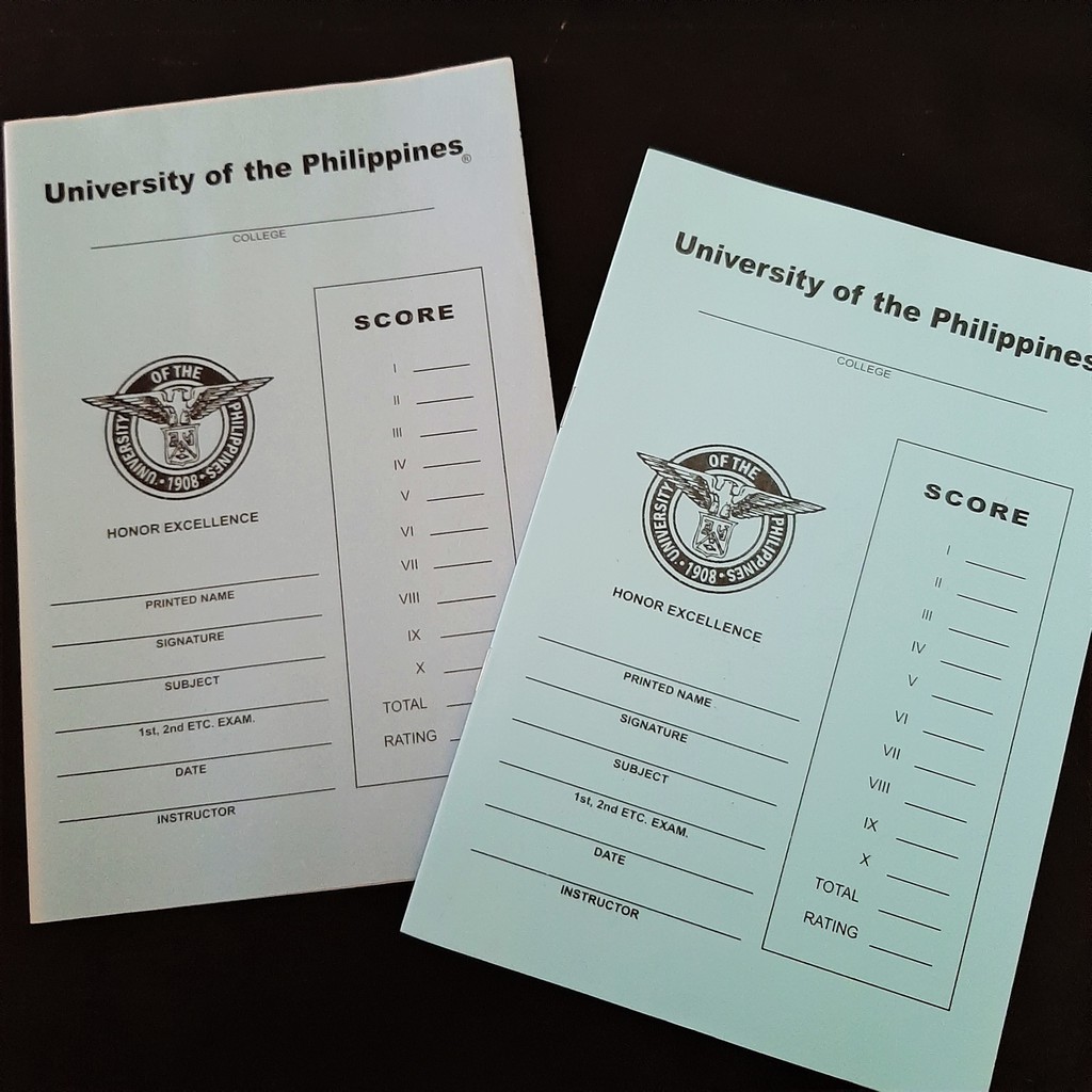 100pcs U.P Blue Book (special and ordinary) | Lazada PH