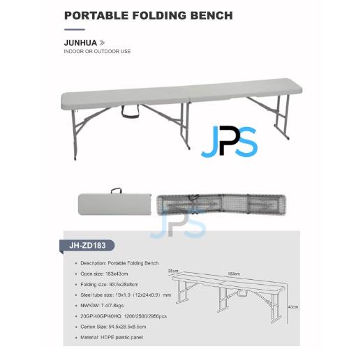 6 feet Heavy Duty Foldable Table Chair black White Lifetime Forever 4ft ...